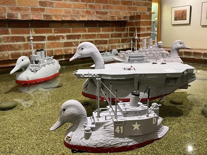 Web-footed flotilla: Award-winning artist turns decoy ducks into ...
