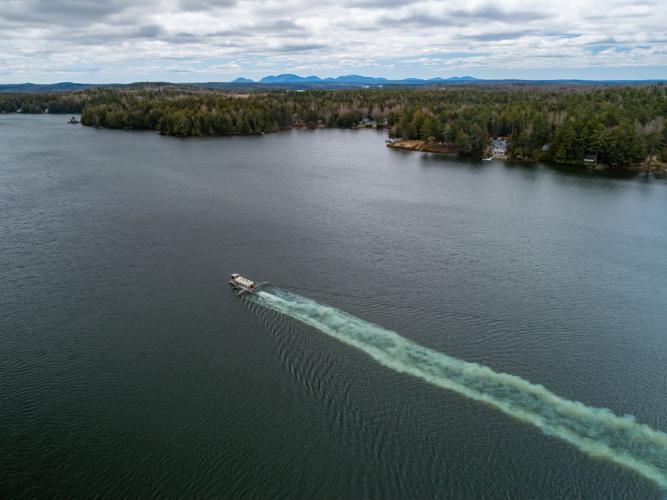 Georges Pond in Franklin treated to prevent algae blooms | Environment ...