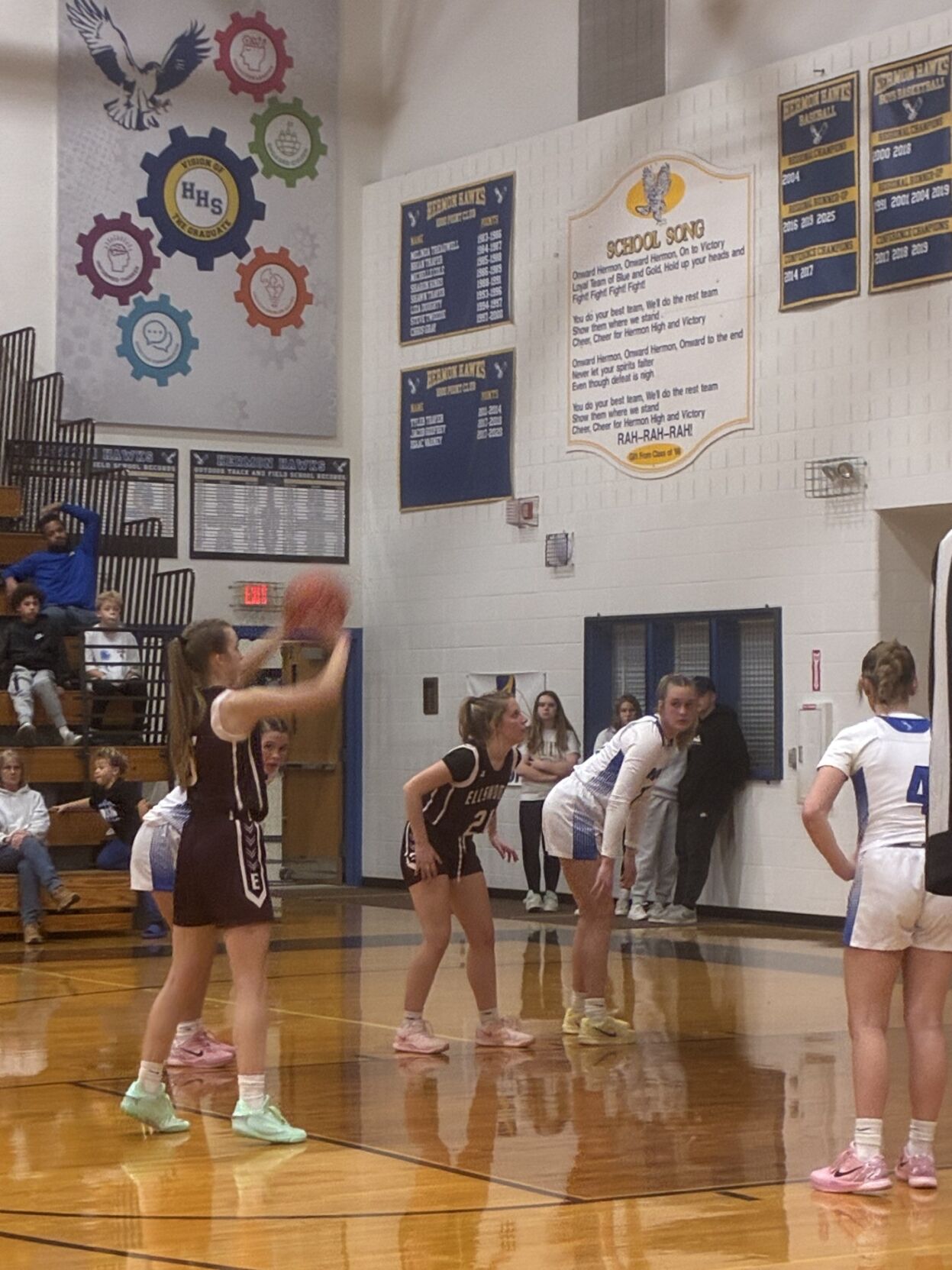 Fast start powers Ellsworth girls to win over Hermon; Hawks' boys stave ...