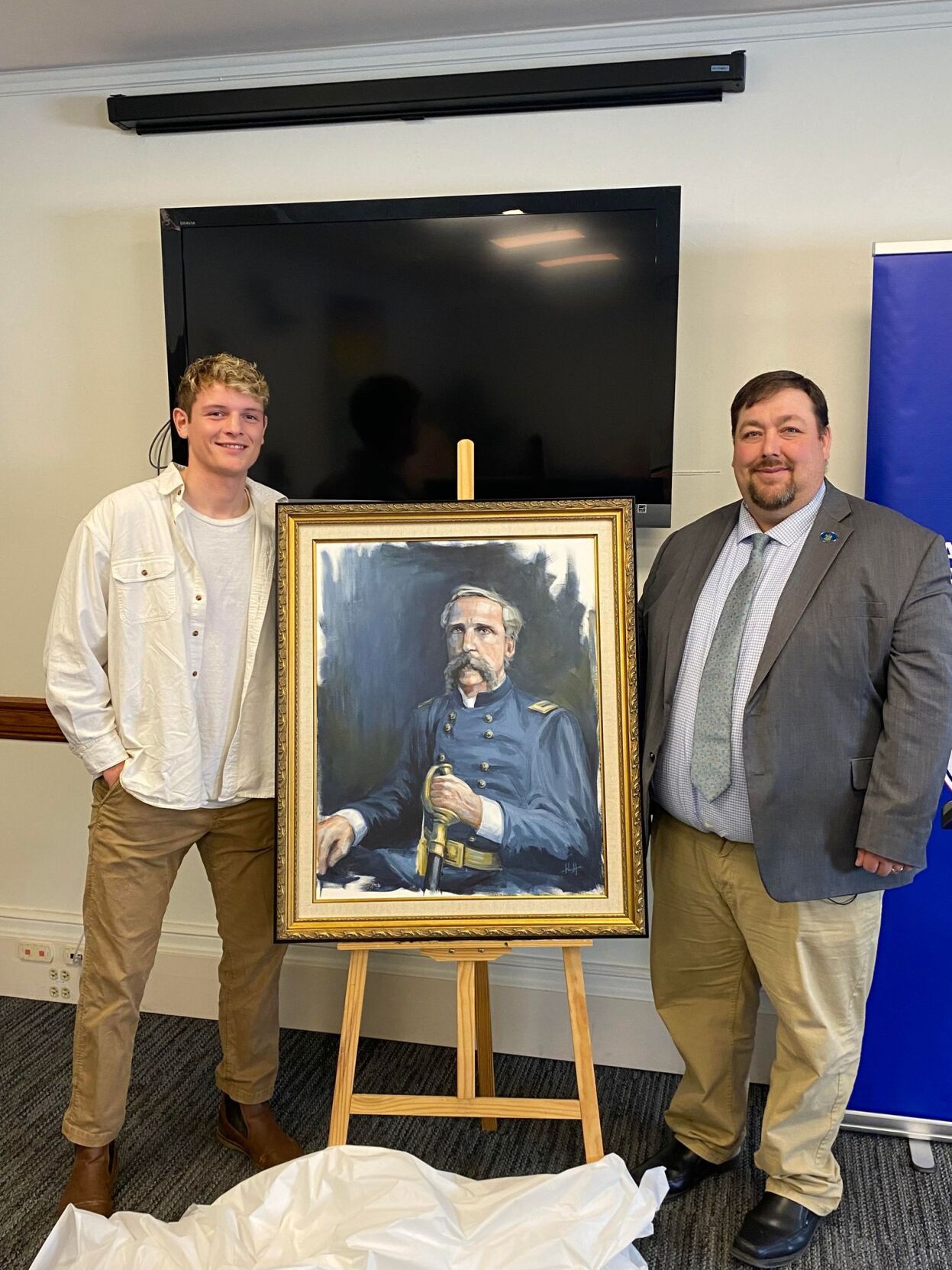 Brush with fame: Winter Harbor artist's portrait of Civil War hero now ...