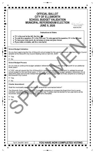 Ellsworth school budget vote is June 9 | Education | ellsworthamerican.com