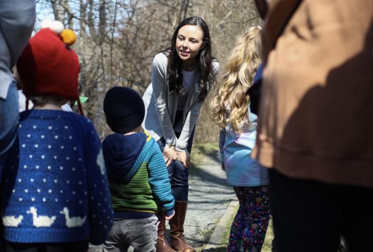 Library bridges nature, literacy with story walk | Education ...
