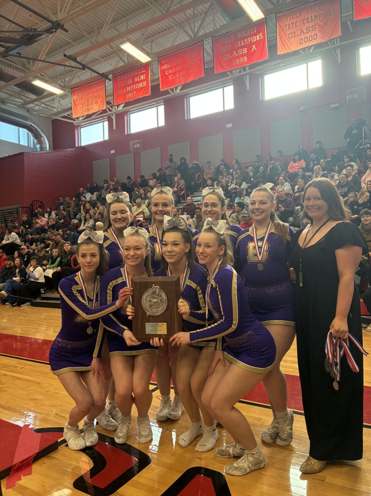 Ellsworth cheerleading squad wins fourth straight regional title ...