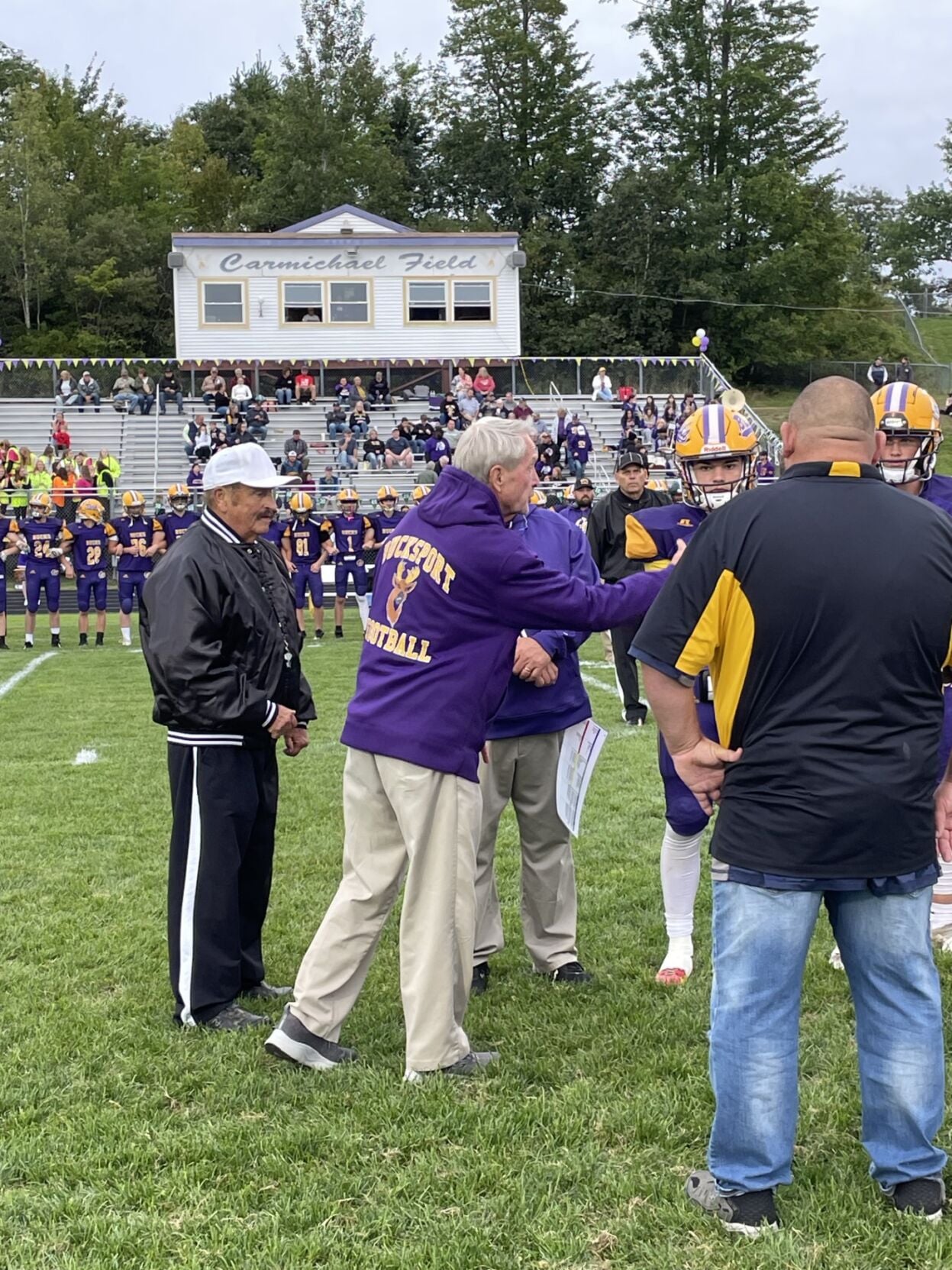 Longtime Bucksport football coach moved by pregame honor | Sports ...