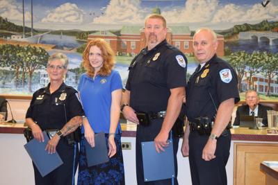 Ellsworth Police Department honors employees for years of service ...