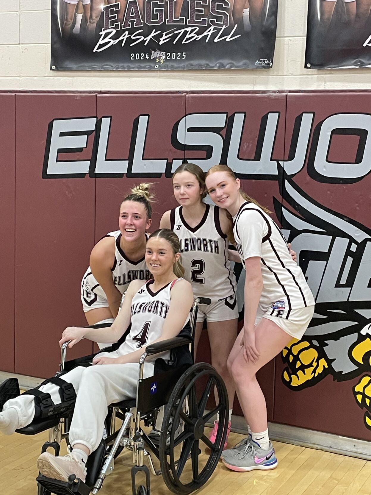 Girls' basketball: Ellsworth celebrates senior class with emotional win ...