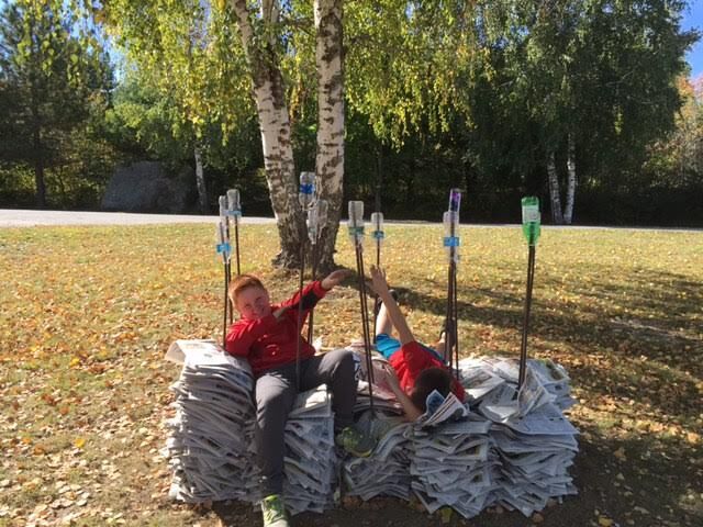 Newspaper sculpture spurs school creation | Arts & Living ...