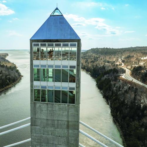 Towering view: Penobscot Narrows Observatory offers eye-in-the-sky ...