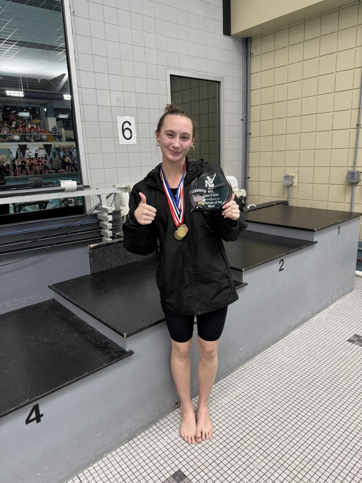 Girls' swimming: Ellsworth's Montgomery earns Top Performer award in ...