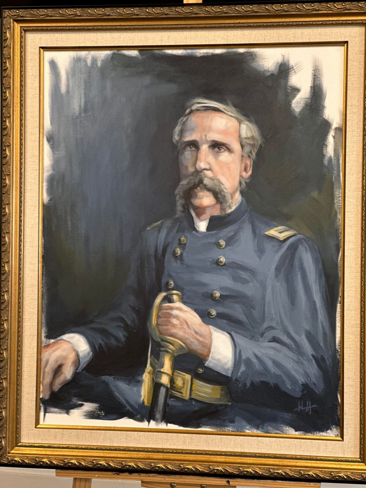Brush with fame: Winter Harbor artist's portrait of Civil War hero now ...