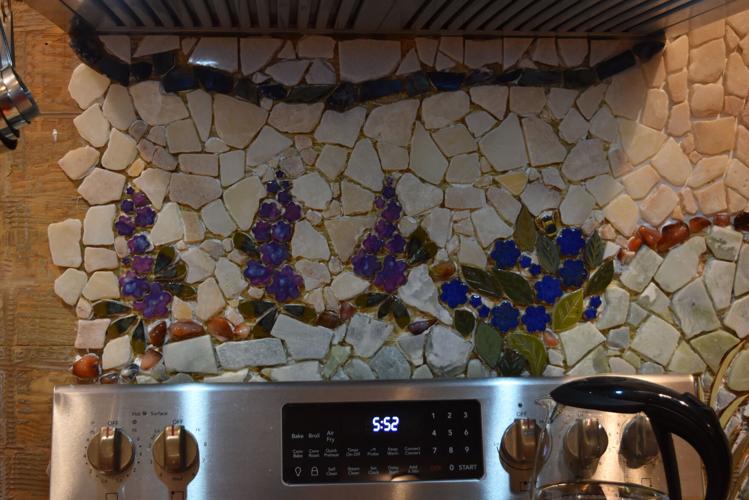 A wall that rocks: Southwest Harbor's Anne Trotter turns pieces of ...