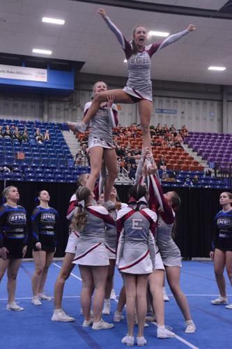 Three-peat loaded! Ellsworth cheerleading squad romps to third straight ...