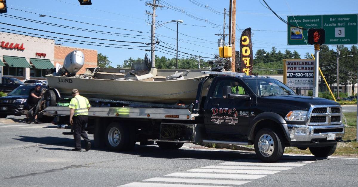 Boat overturns in intersection | News | ellsworthamerican.com