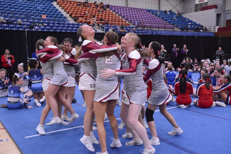 Three-peat loaded! Ellsworth cheerleading squad romps to third straight ...