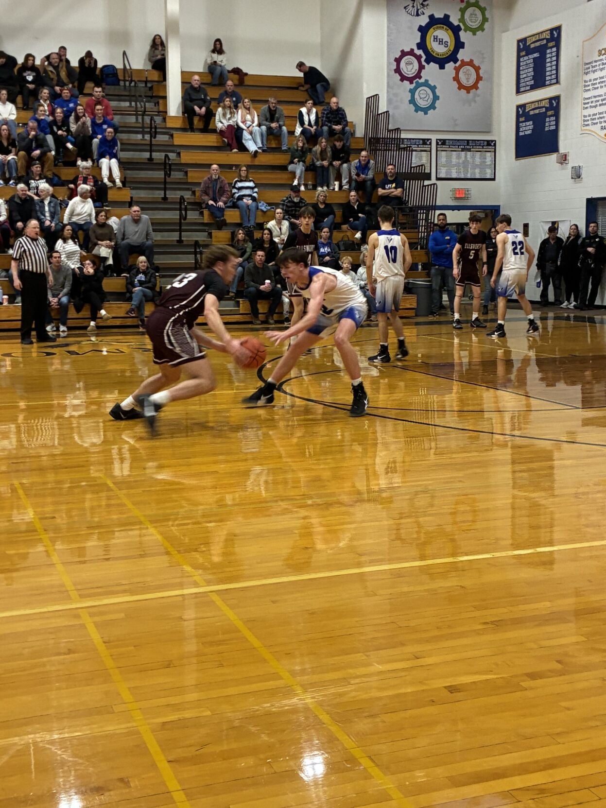 Fast start powers Ellsworth girls to win over Hermon; Hawks' boys stave ...