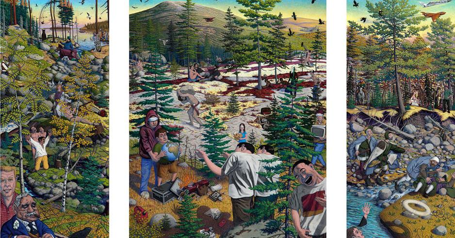 Timeless troubles: Paintings show mankind’s continuing cruelty ...