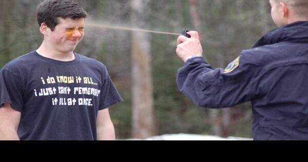 HCTC Students Undergo Pepper Spray Training | Education ...