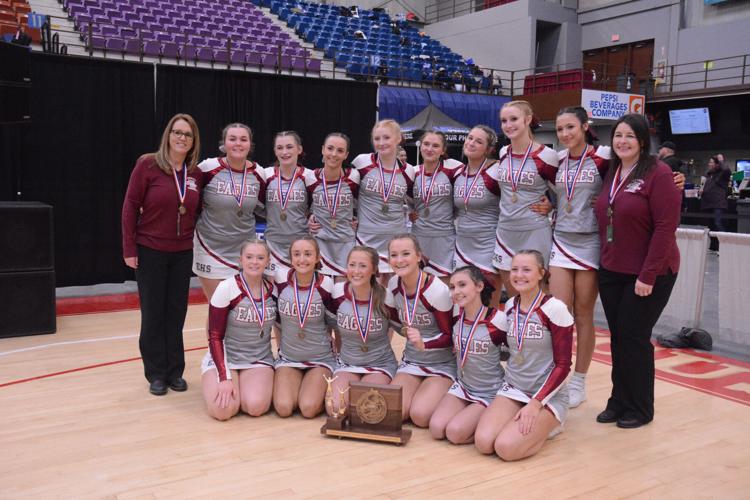 Three-peat loaded! Ellsworth cheerleading squad romps to third straight ...