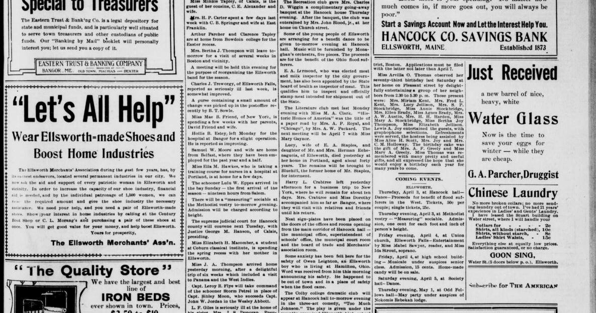 This Week in History: April 2, 1913 | History | ellsworthamerican.com