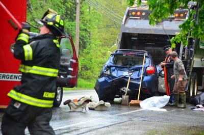 Two hurt in three-vehicle crash on Surry Road | Cops & Courts ...