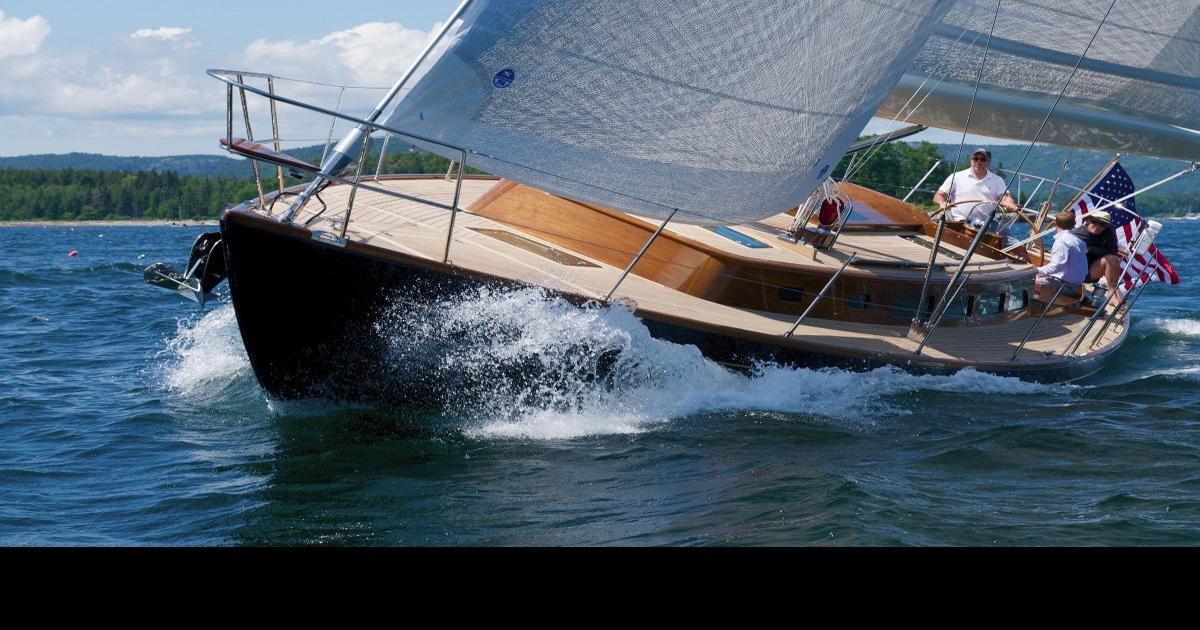 Morris Yachts launches striking third M52 | News | ellsworthamerican.com