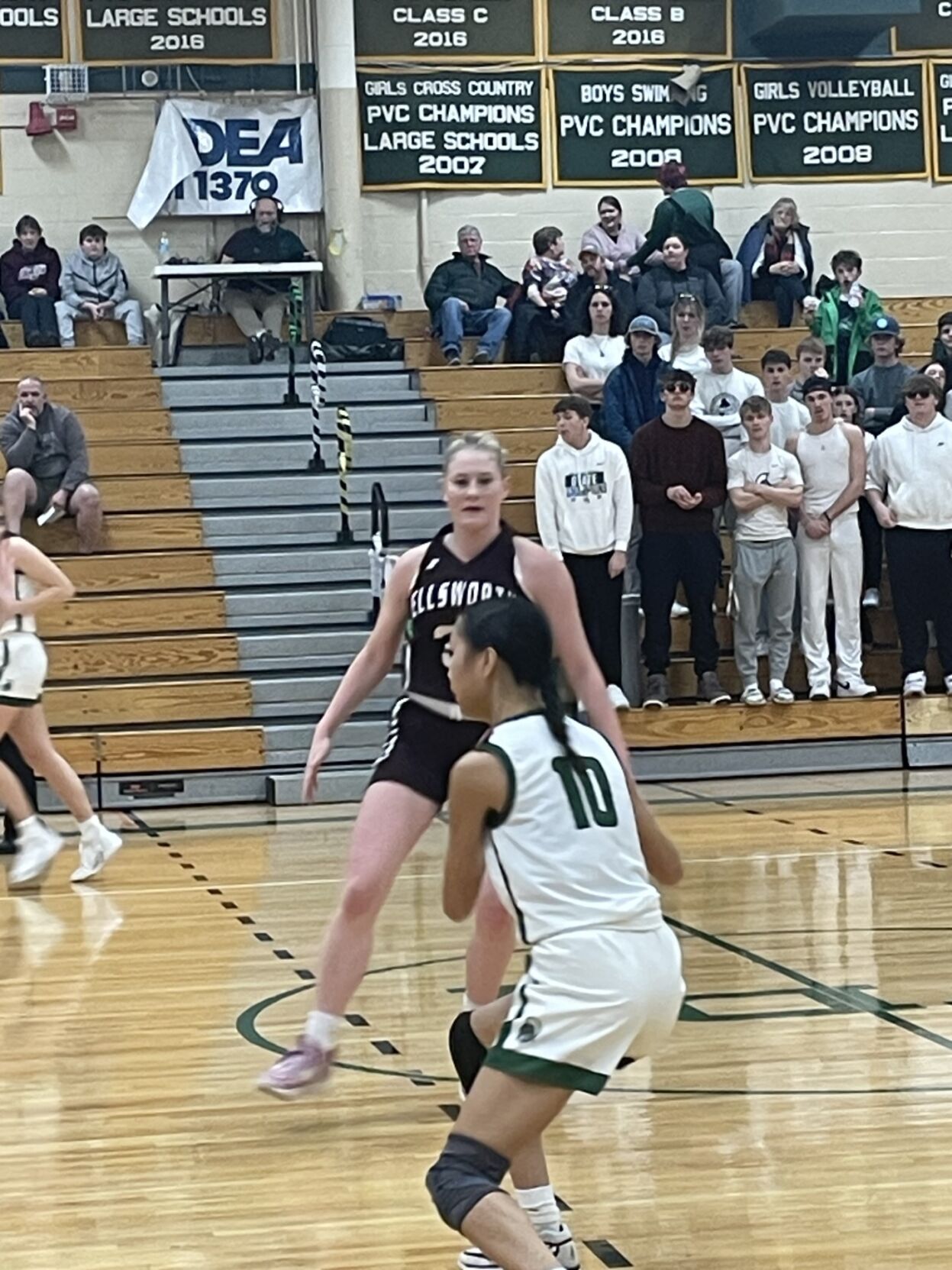 Ellsworth girls knock off gritty MDI, finish first undefeated regular ...