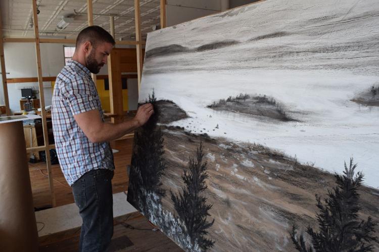 Chris Sarro’s art is front and center in downtown Ellsworth | Arts ...