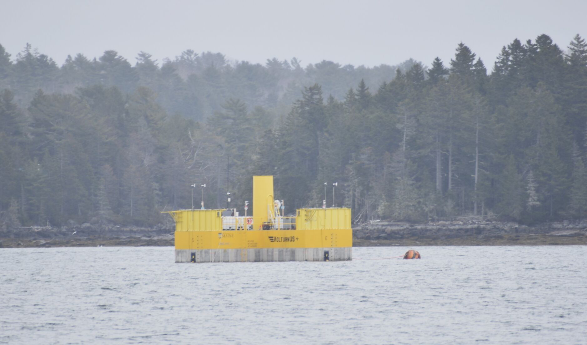 Concrete hull for wind turbine prototype launched from Trenton airport ...