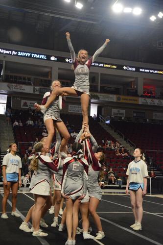 Ellsworth cheerleading squad three-peats as Class B North regional ...