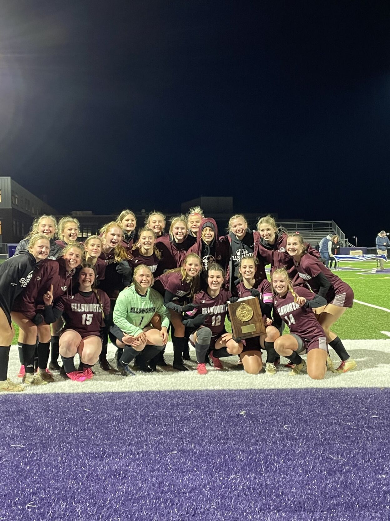 Regional champs! Ellsworth girls' soccer team wins first Class B North ...