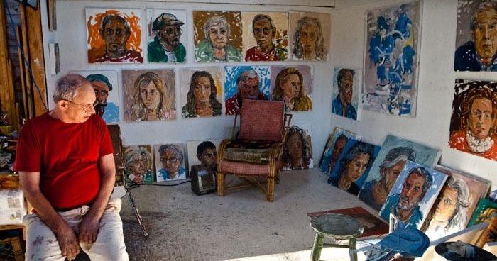 Artist Jon Imber painting up a storm | Arts & Living ...