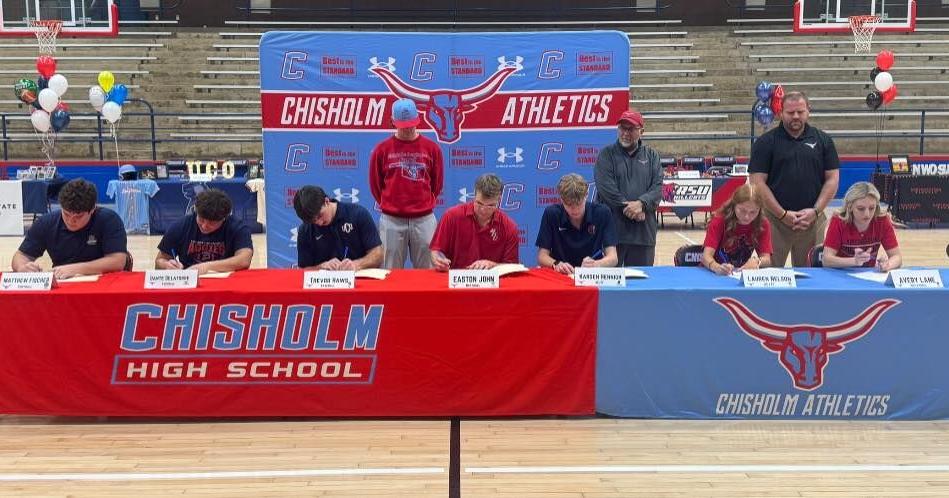 7 Longhorns sign college letters | Sports | enidnews.com