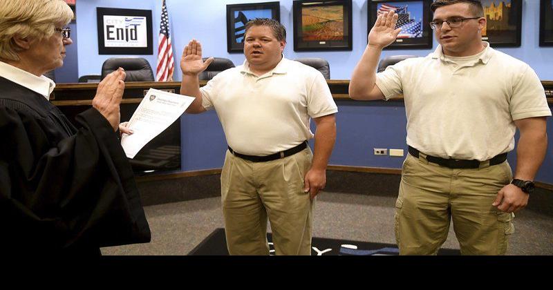 Enid Police Department gains 2 new officers | Local News | enidnews.com