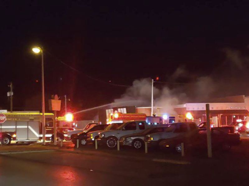 VIDEO: Early morning fire guts Enid business, is being investigated as ...