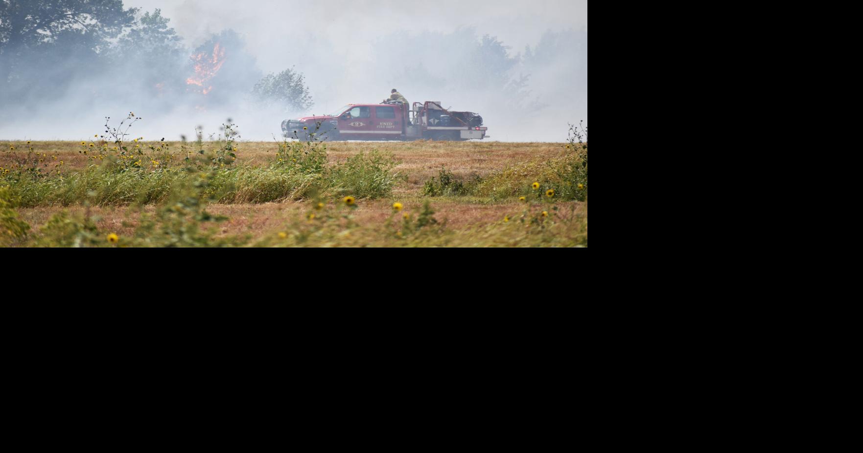EFD, rural fire departments fight fires caused by passing train in ...
