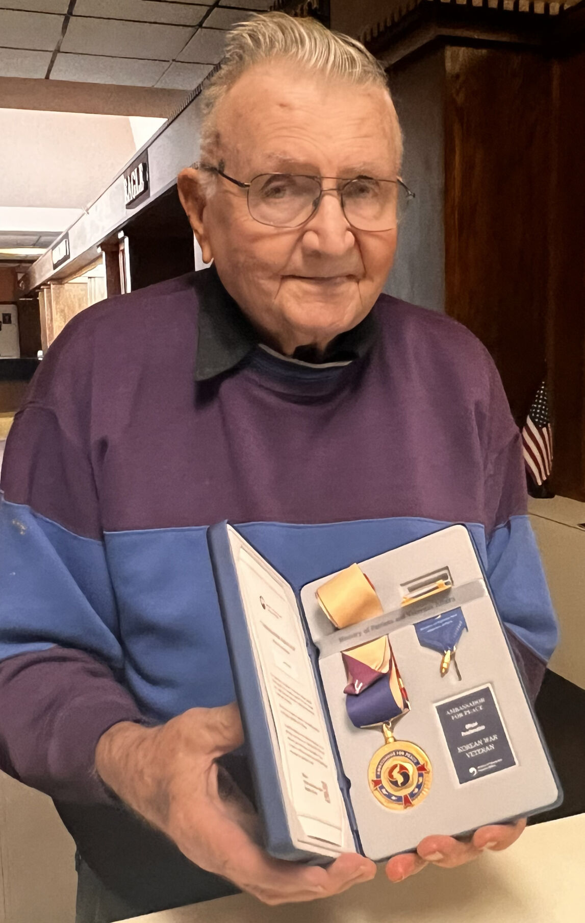 UPDATED: Enid man honored with medal for service in Korea in the 1950s ...