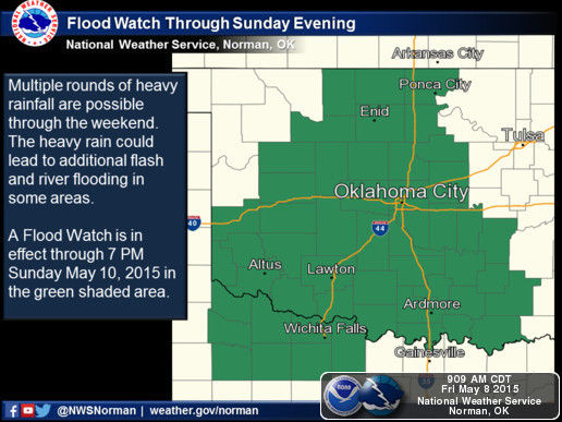 Updated: Threat of severe weather, tornadoes downgraded in Enid area ...