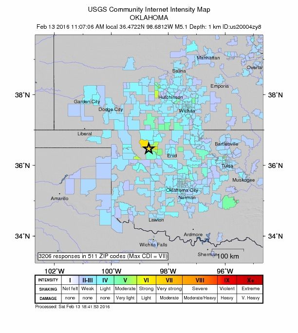 USGS official: Quake likely third largest in Oklahoma history | News ...
