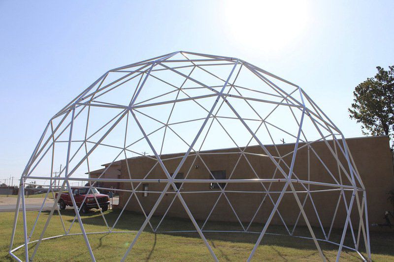 Geodesic dome, Maker Trail Project ready for October First Friday ...