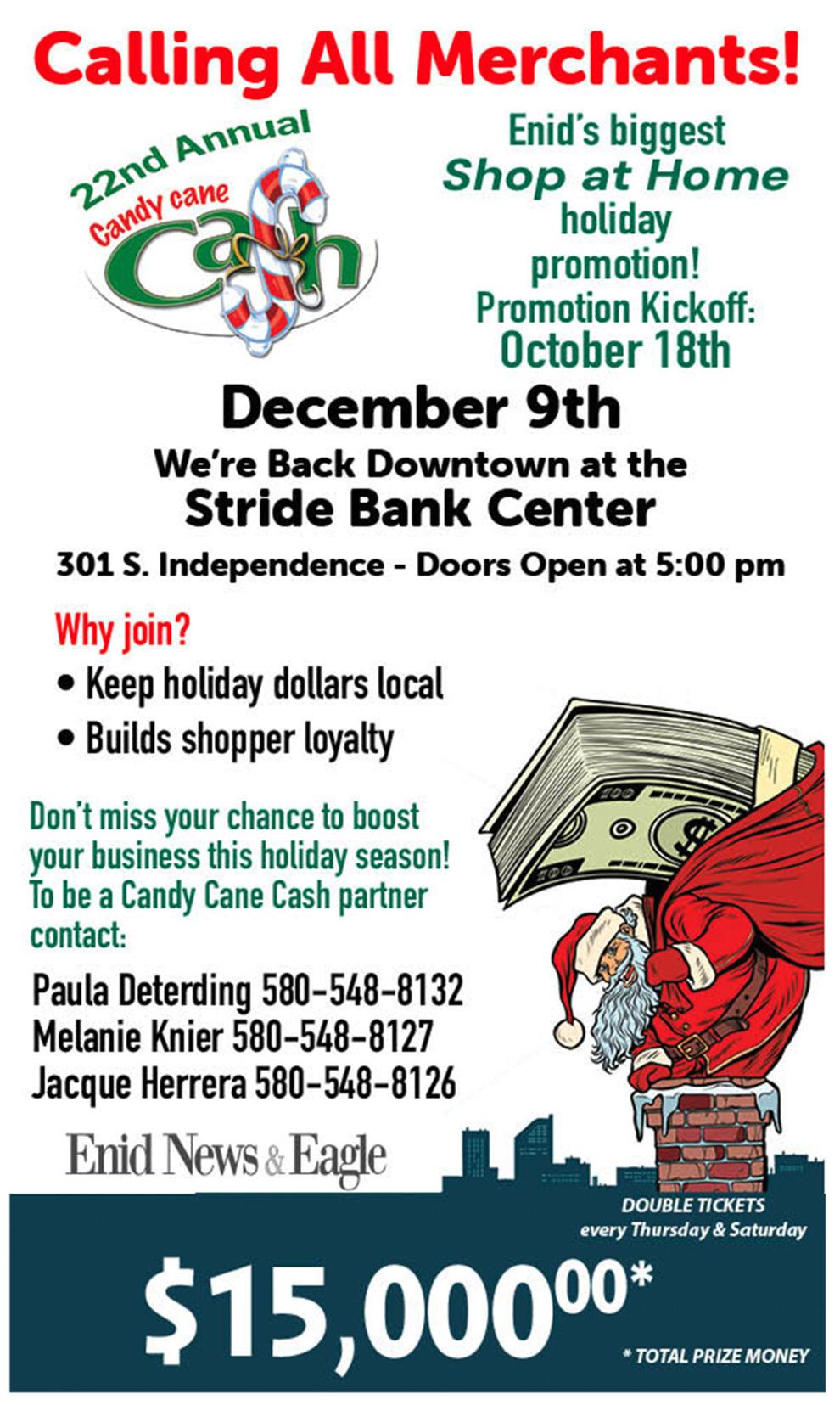 Candy Cane Cash 2025 Official Rules | Candy Cane Cash | enidnews.com