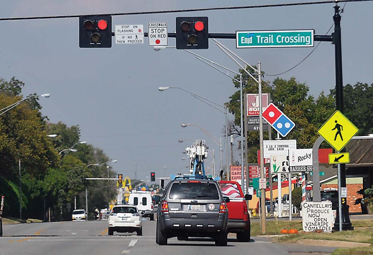 Trail crossing traffic signal up and running | Local News | enidnews.com