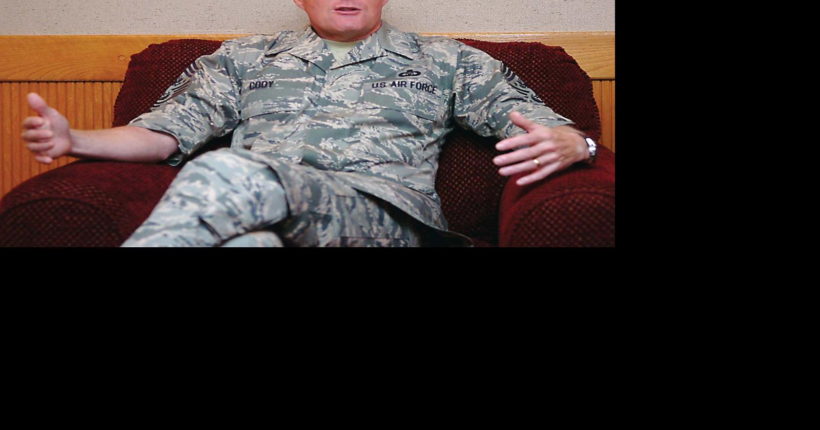 Hail to the chief: Chief Master Sergeant of the Air Force James Cody ...