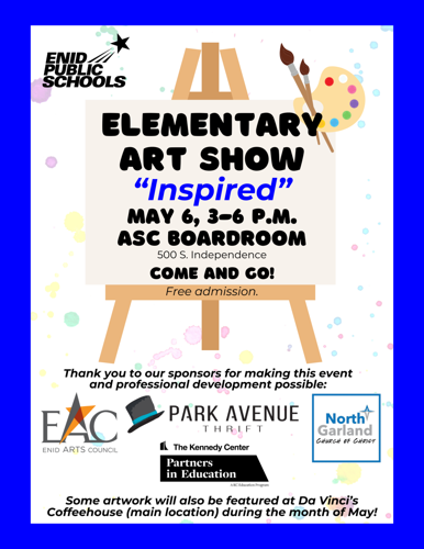 EPS elementary art show set for Tuesday | Local News | enidnews.com
