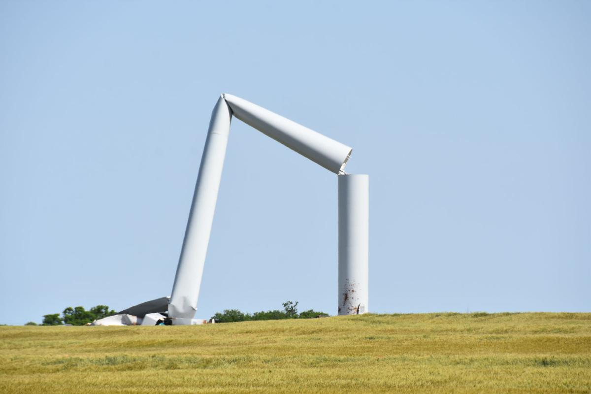 Wind turbine collapses outside Hunter; cause under investigation | Ag ...