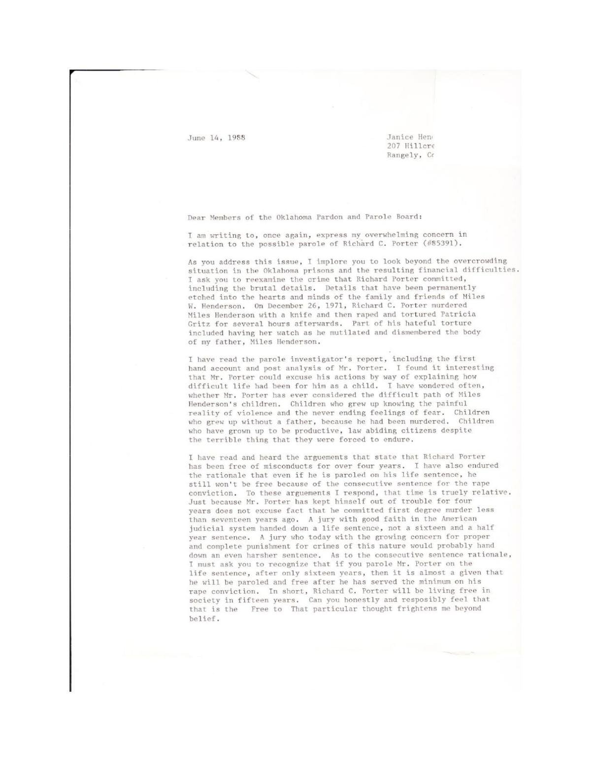 Letter For Parole Board letter-for-parole-board