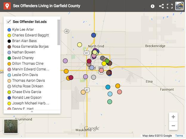 Sex Offender Map | Sex Offenders | enidnews.com
