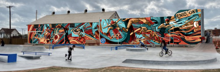 Commission gives go-ahead on skate park mural; work will begin this ...