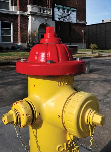 school fire hydrant