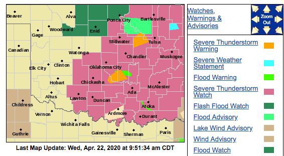 NWS issues flood watch for parts of northern Oklahoma | News | enidnews.com