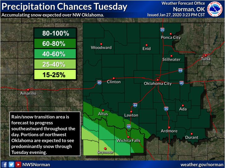 UPDATED: Winter storm warning, watch set for northwest Oklahoma | News ...